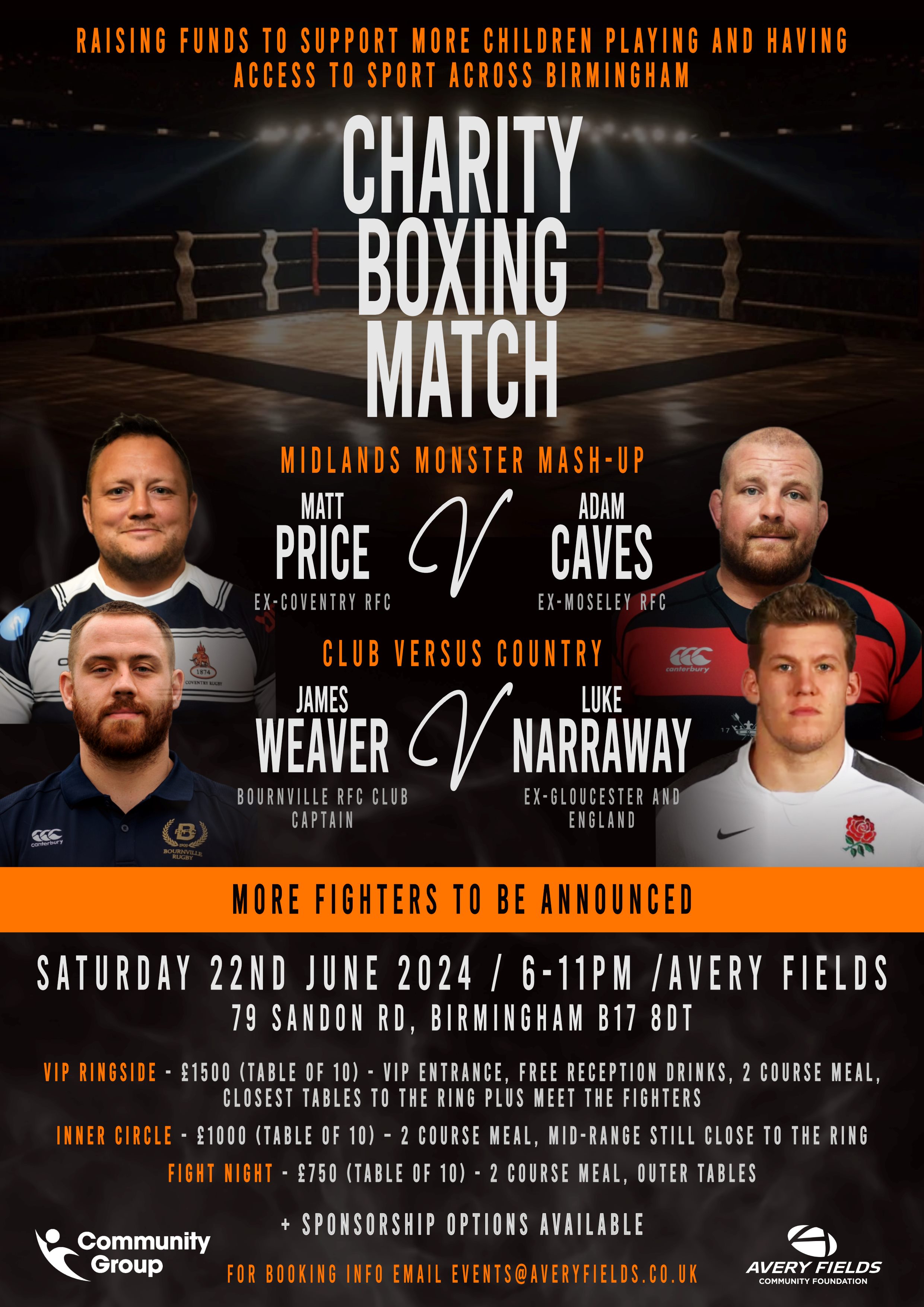 Clubhouse Events - Avery Fields Sports and Events